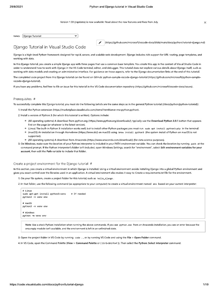 Debug Vs Code Django | PDF Debug Vs Code Django | PDF
