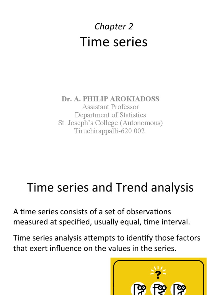 Applied Statistics Chapter 2 Time Series | PDF | Time Series | Forecasting