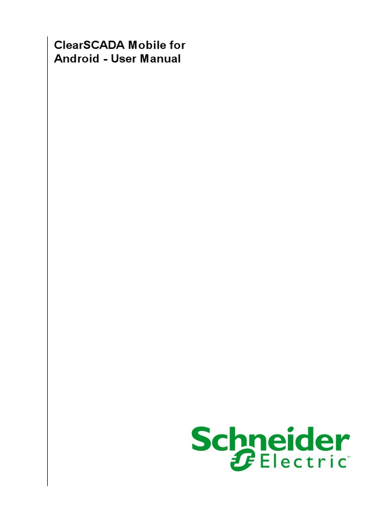 ClearSCADA Mobile For Android User Manual | PDF | Android (Operating ...