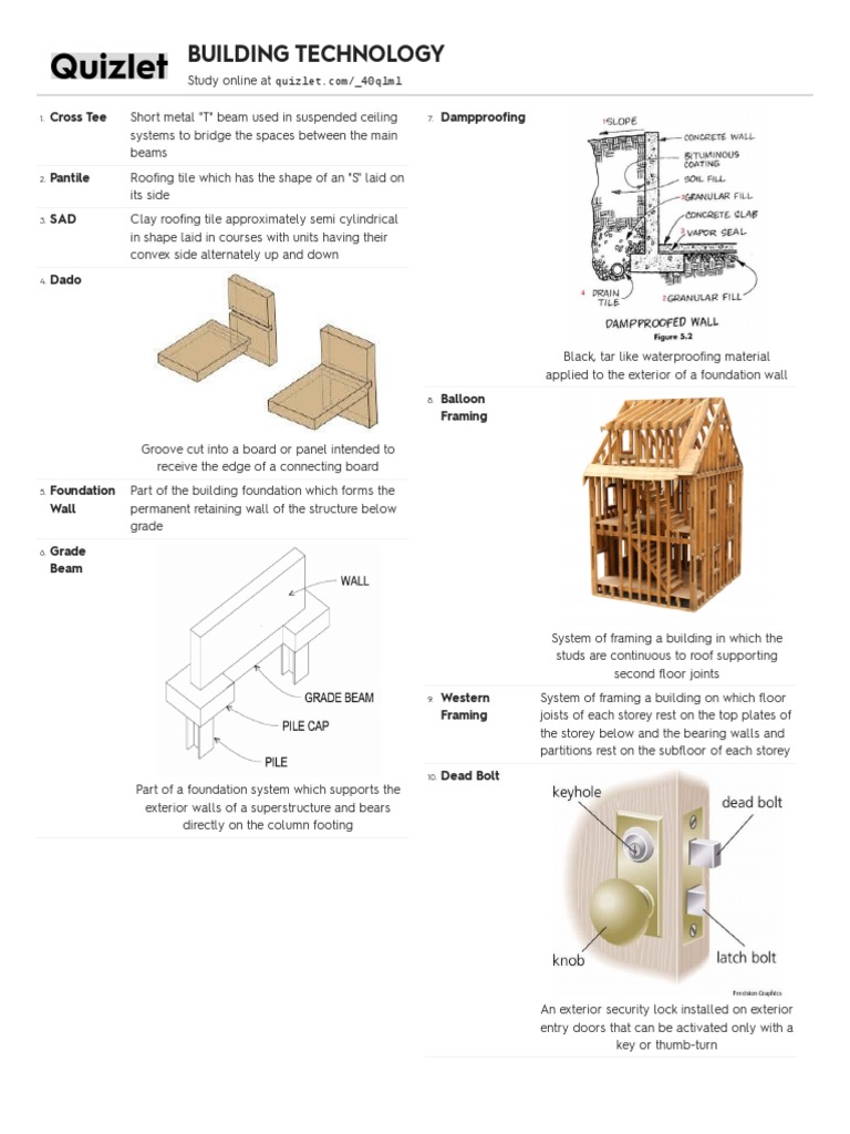 Building Technology | PDF | Framing (Construction) | Wall