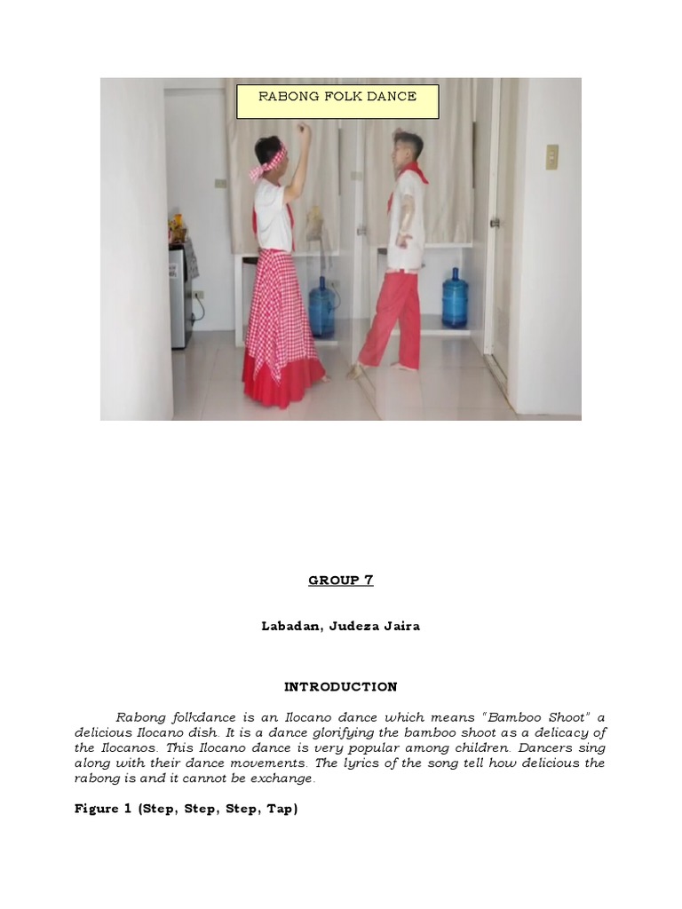 Rabong Folk Dance: Group 7 | PDF | Clothing | Dress