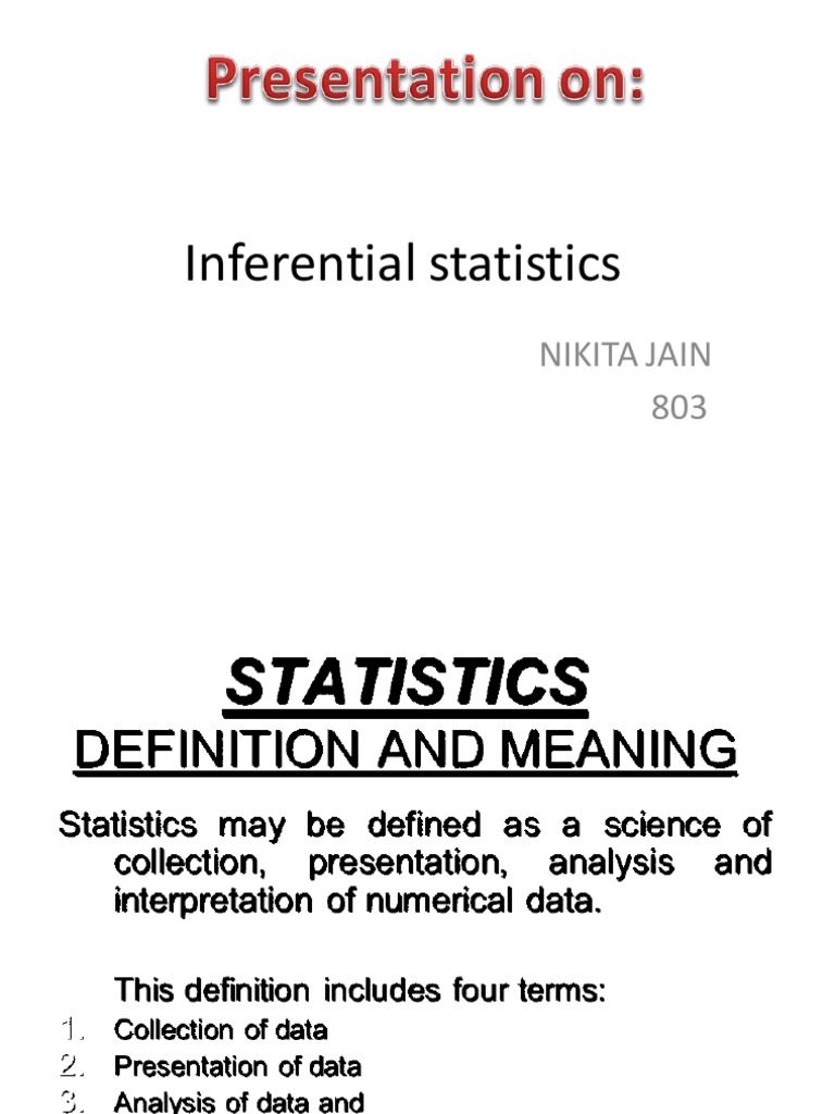 Inferential Statistics Explained | PDF | Statistics | P Value