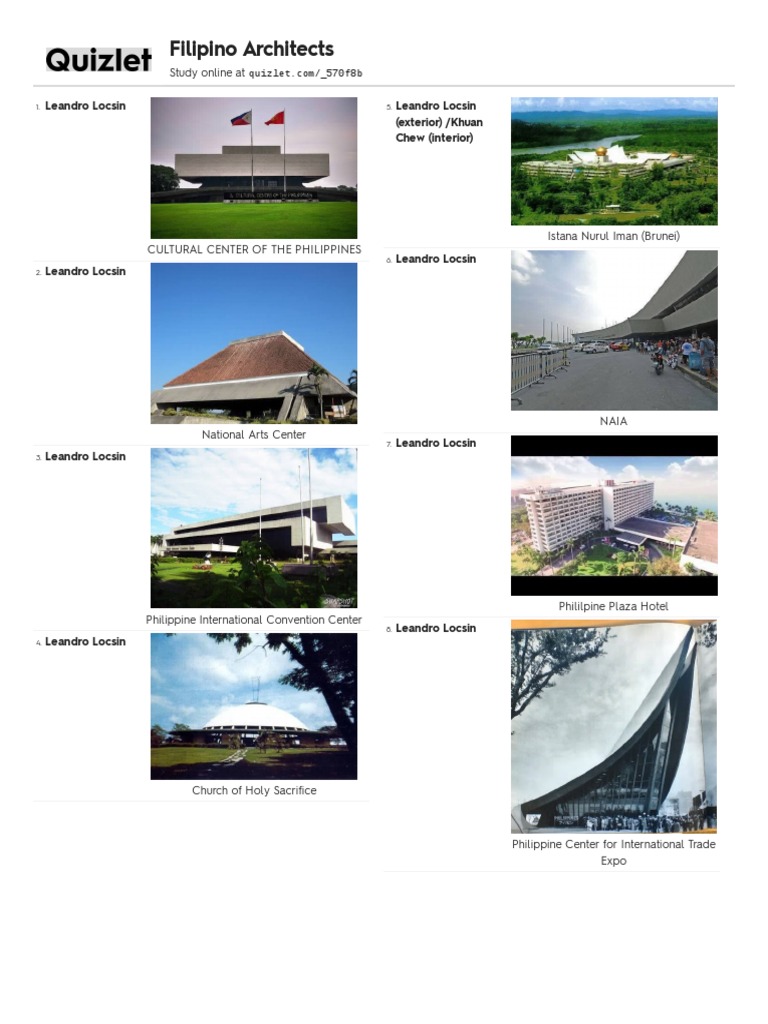 Filipino Architects | PDF | Manila | Philippines