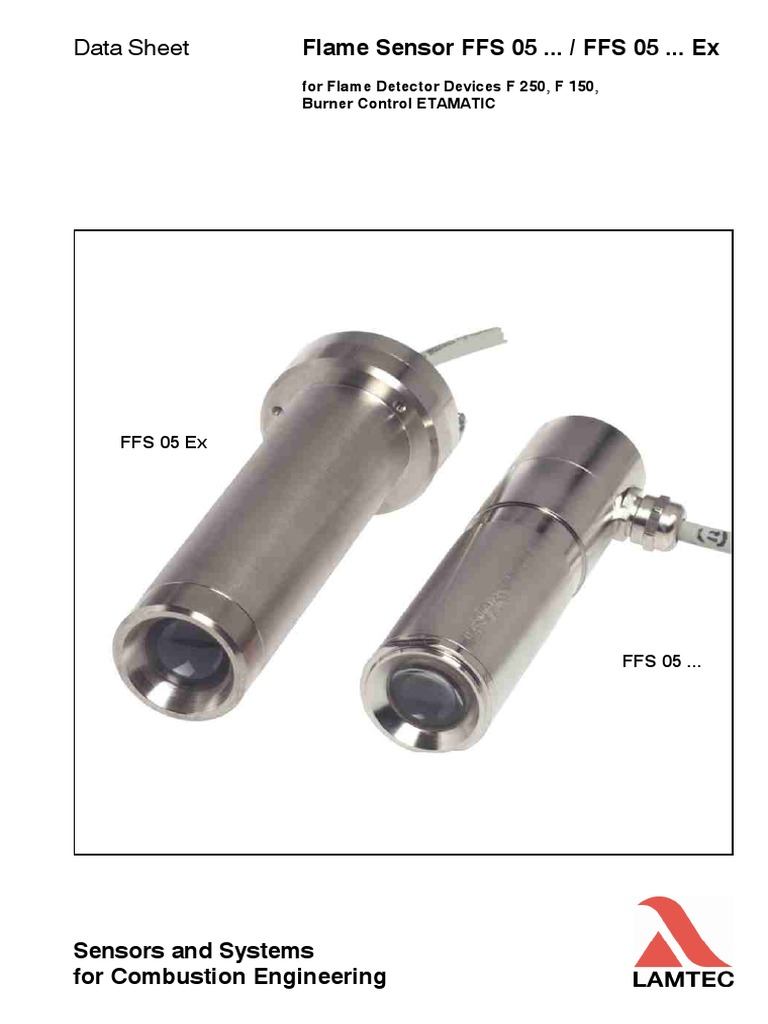 Data Sheet for Flame Sensor FFS 05 Models and Junction Box for Use in ...