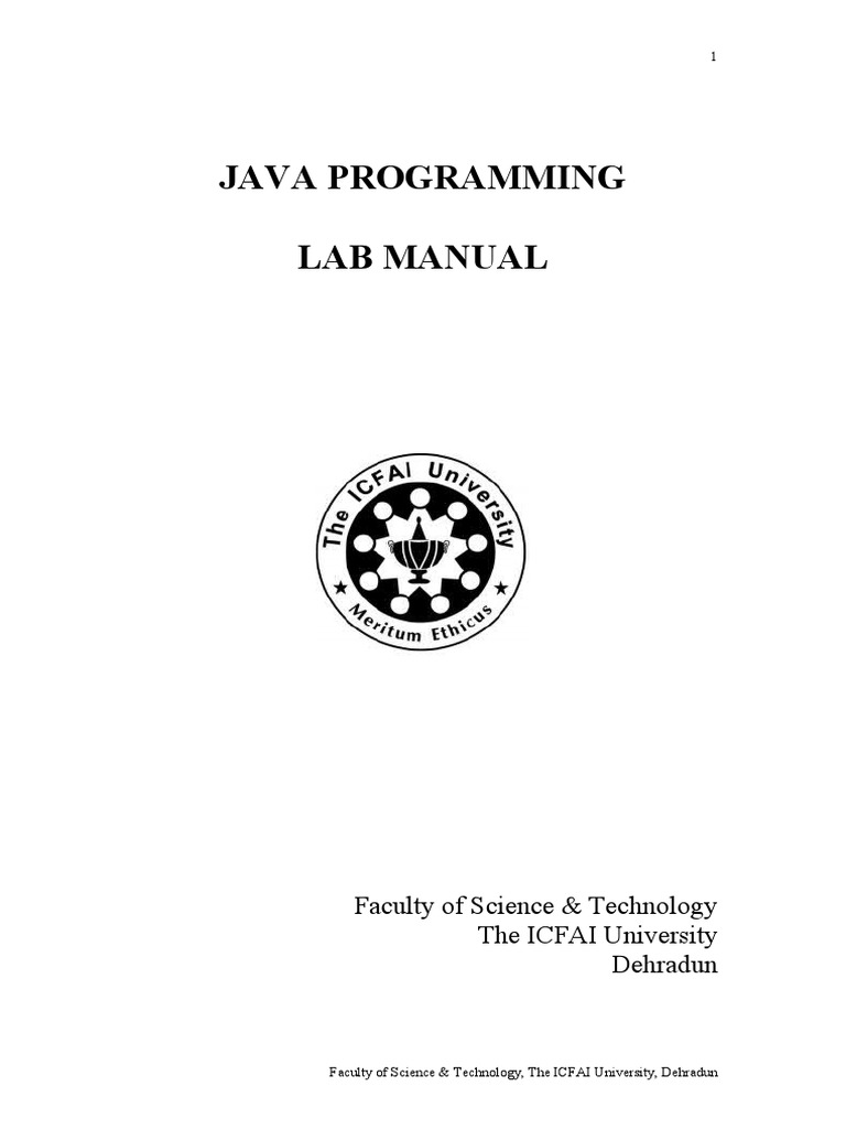 Java Programming Lab Manual Pdf String Computer Science Class Computer Programming
