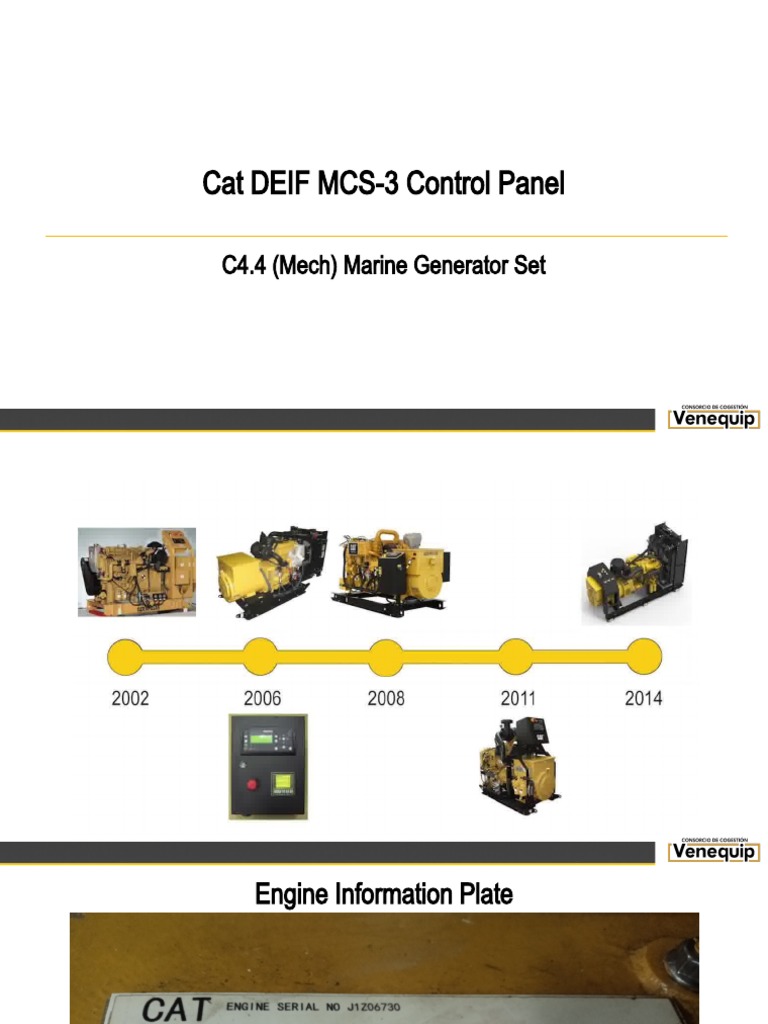 Cat MCS Control Panel MCS-3 | PDF