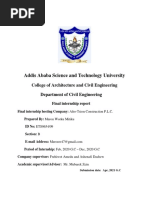 Format of Internship Report Cover Page - pdf-1 | PDF | Internship | Job ...