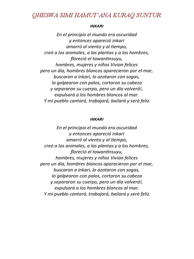 INKARI | PDF | Ciencias sociales | Arte