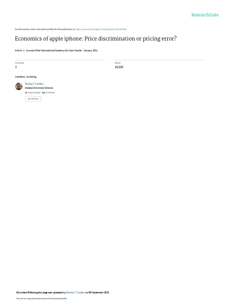 Iphone Case Study | PDF | Apple Inc. | I Phone