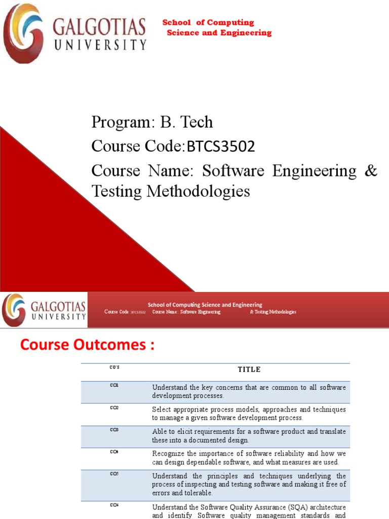 Unit - 1-1.software Components, Software Characteristics, Software ...