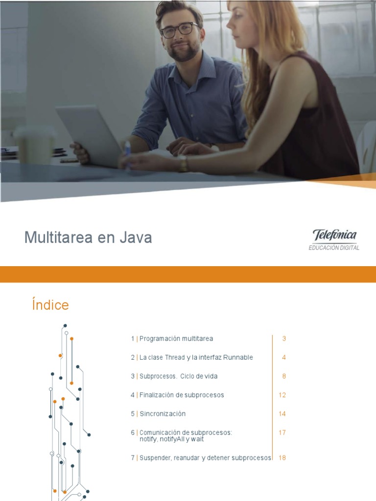 Multitarea en Java | PDF | Hilo (Computación) | Java (lenguaje de ...