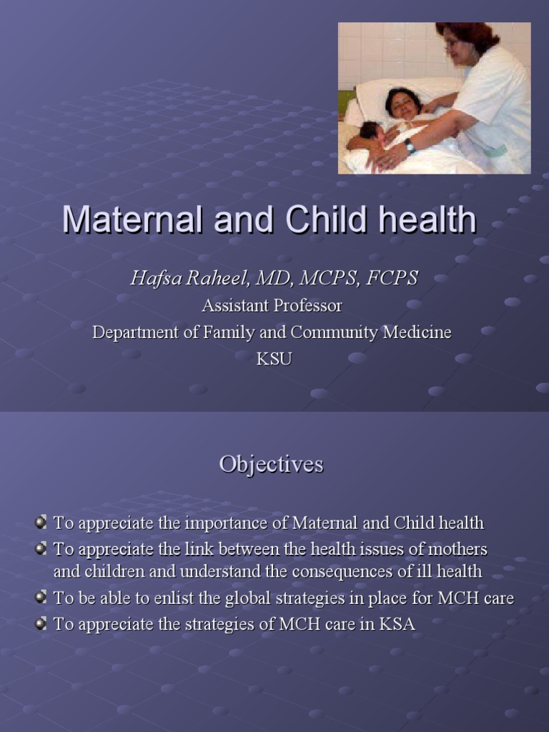 Maternal and Child Health | PDF | Maternal Death | Childbirth