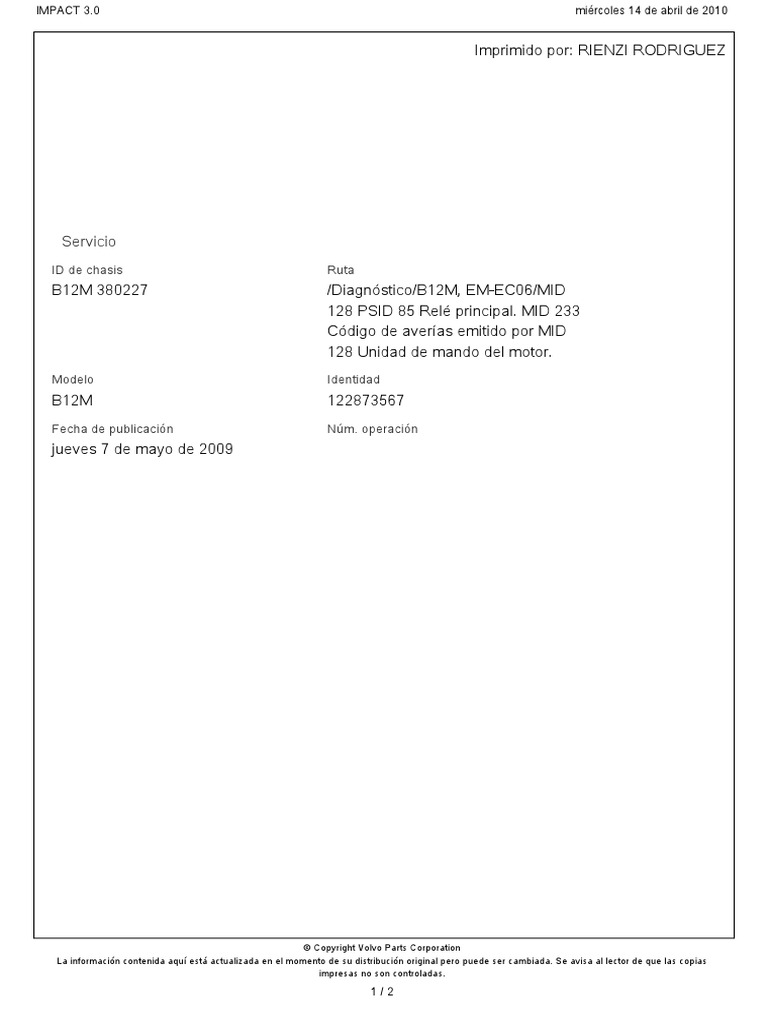 Mid 128 Psid 85 Rele Principal Mid233 | PDF