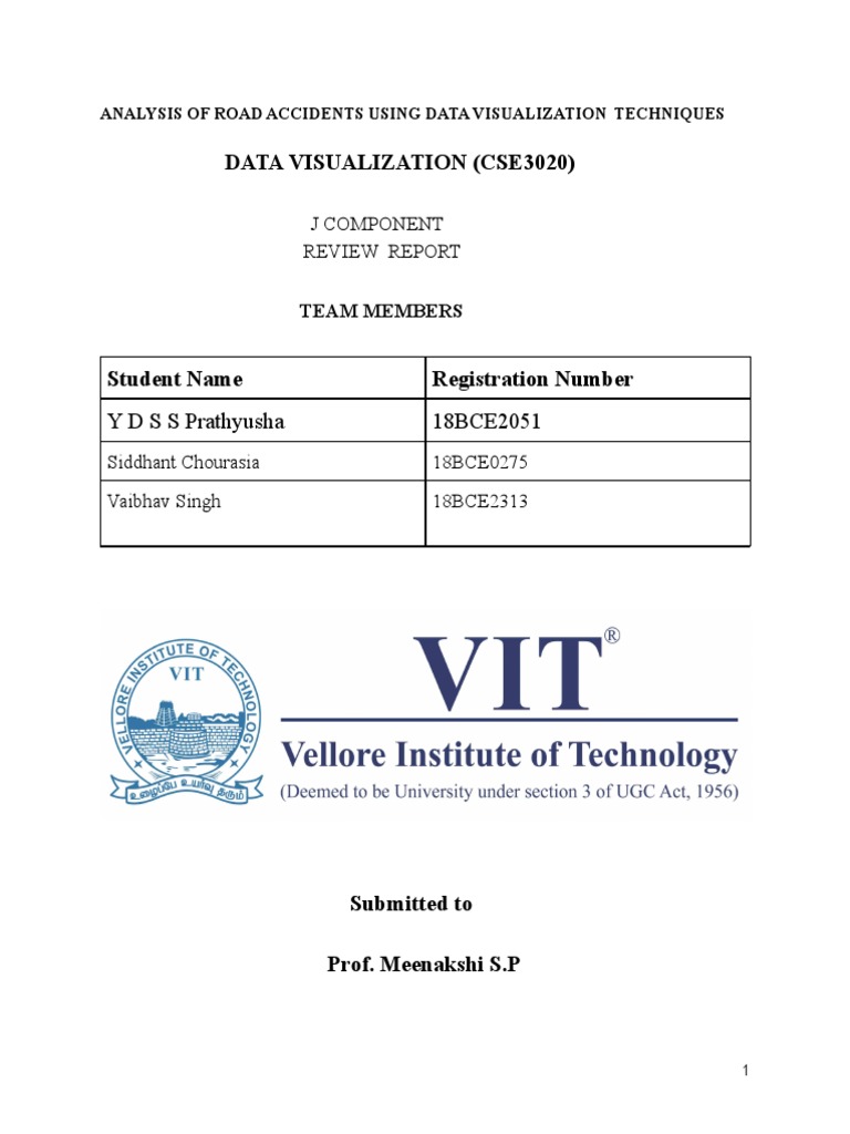 Project Report Data Visualization | PDF | Traffic Collision | Cluster ...