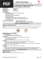 2 Unitor Seacare OSD MSDS | PDF | Dangerous Goods | Personal Protective ...