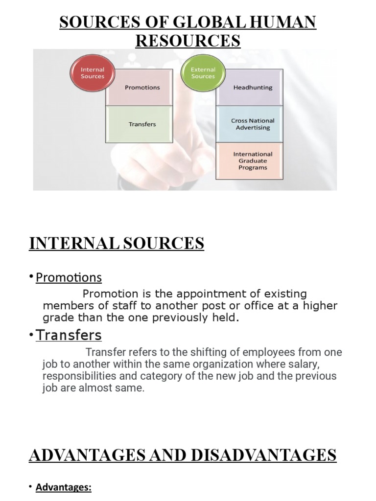 Global Human Resources Sources Explained | PDF | Business