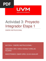 Act#3 Equipo3 Proyecto Integrador Etapa1 | PDF | Método de enseñanza | Aprendizaje