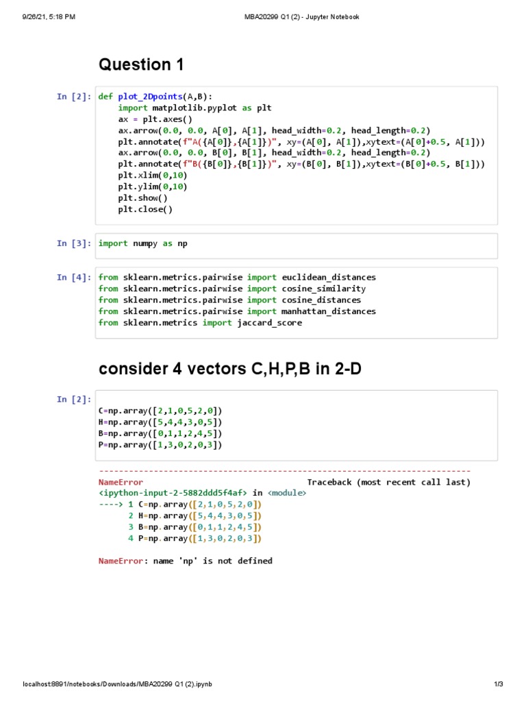 Q1 (2) - Jupyter Notebook | Download Free PDF | Computer Science | Free Software