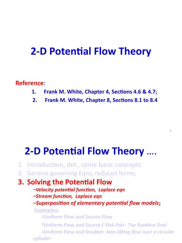 3.two Dimensional Potential Flow Theory - Contuned | PDF | Lift (Force ...