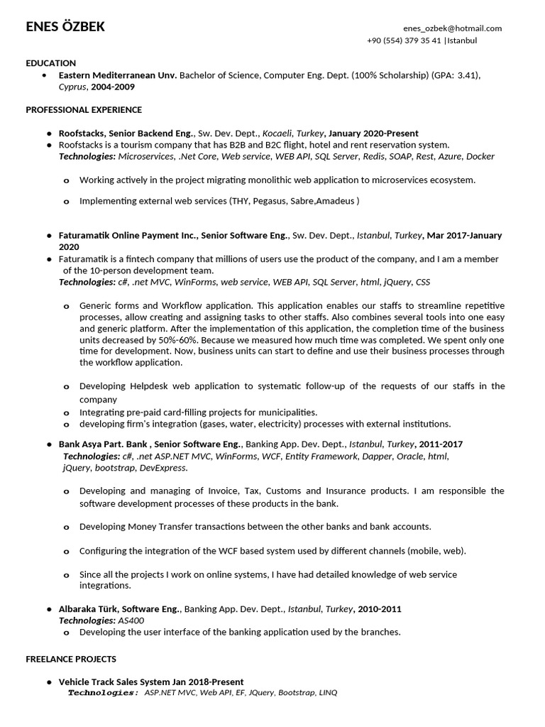 Enes Özbek: Cyprus, 2004-2009 | PDF | Web Application | Web Service