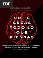 Joseph Nguyen No Te Creas Todo Lo Que Pi | PDF | Pensamiento | Sufrimiento