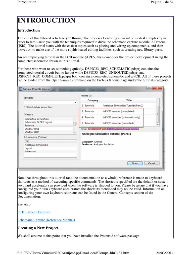 PCB Layout (Tutorial) Schematic Capture (Reference Manual) | PDF | Cursor (User Interface ...