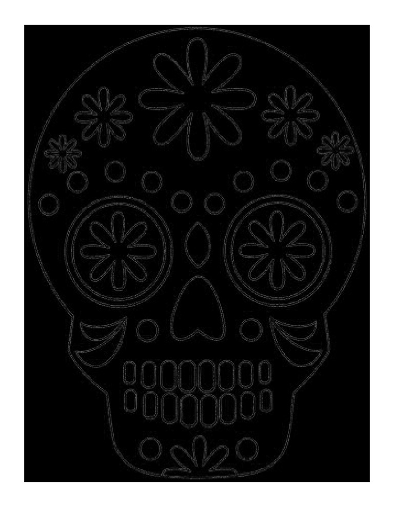 Calavera Moldes | PDF