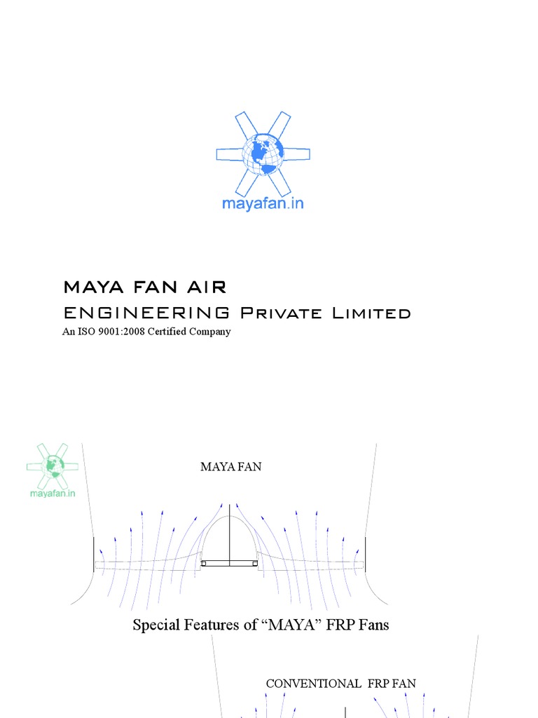 Maya Fan Engg Presentation | PDF | Aerodynamics | Turbulence