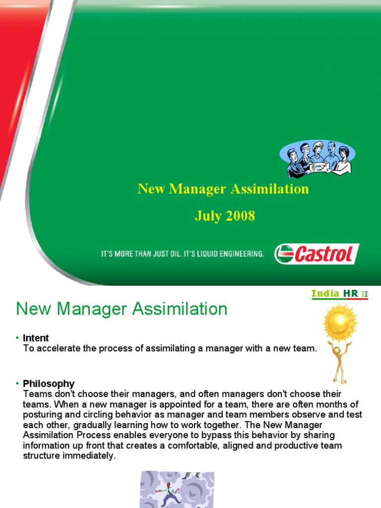 New Manager Assimilation | PDF | Psychology | Psychological Concepts