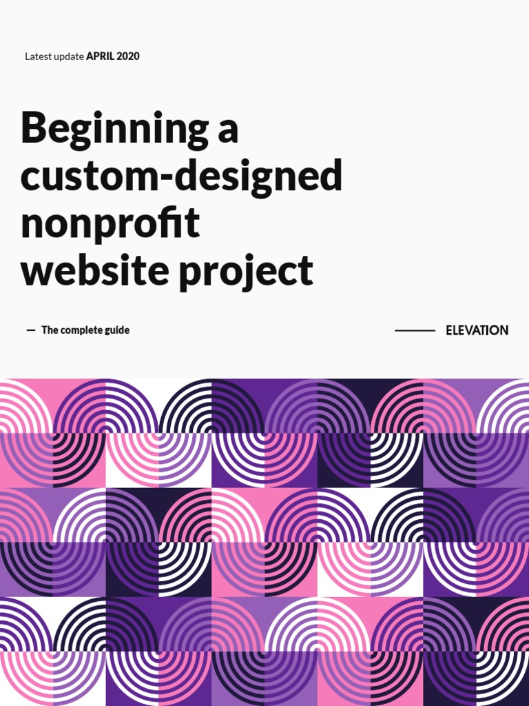 Nonprofit Website Design Guide | PDF | Request For Proposal | Websites