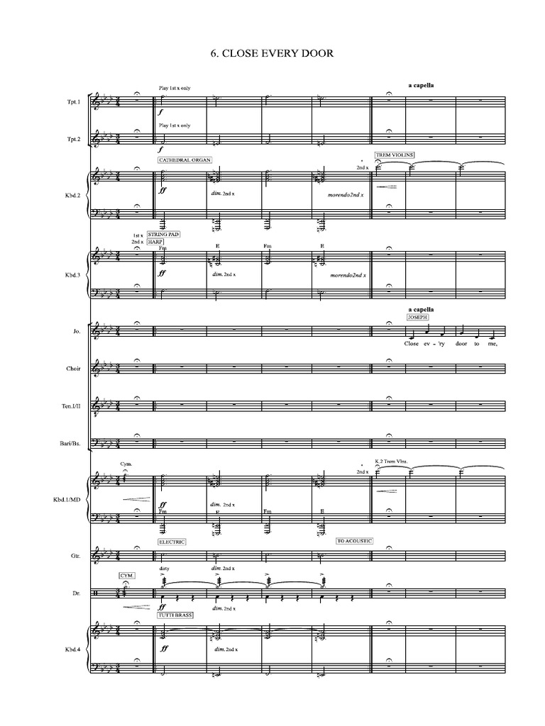 Close Every Door | PDF