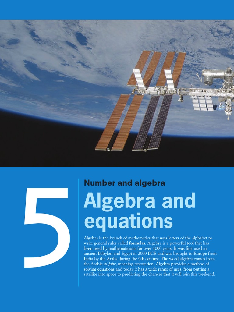 Algebra and Equations | PDF | Algebra | Equations