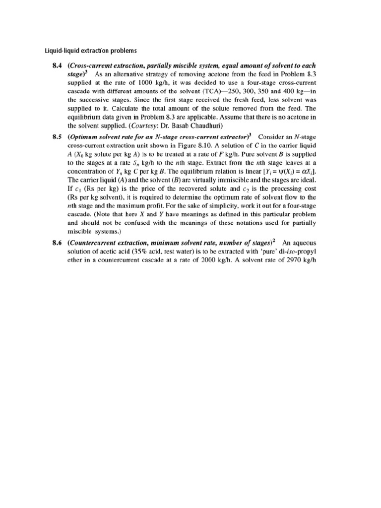 Liquid Liquid Extraction | PDF