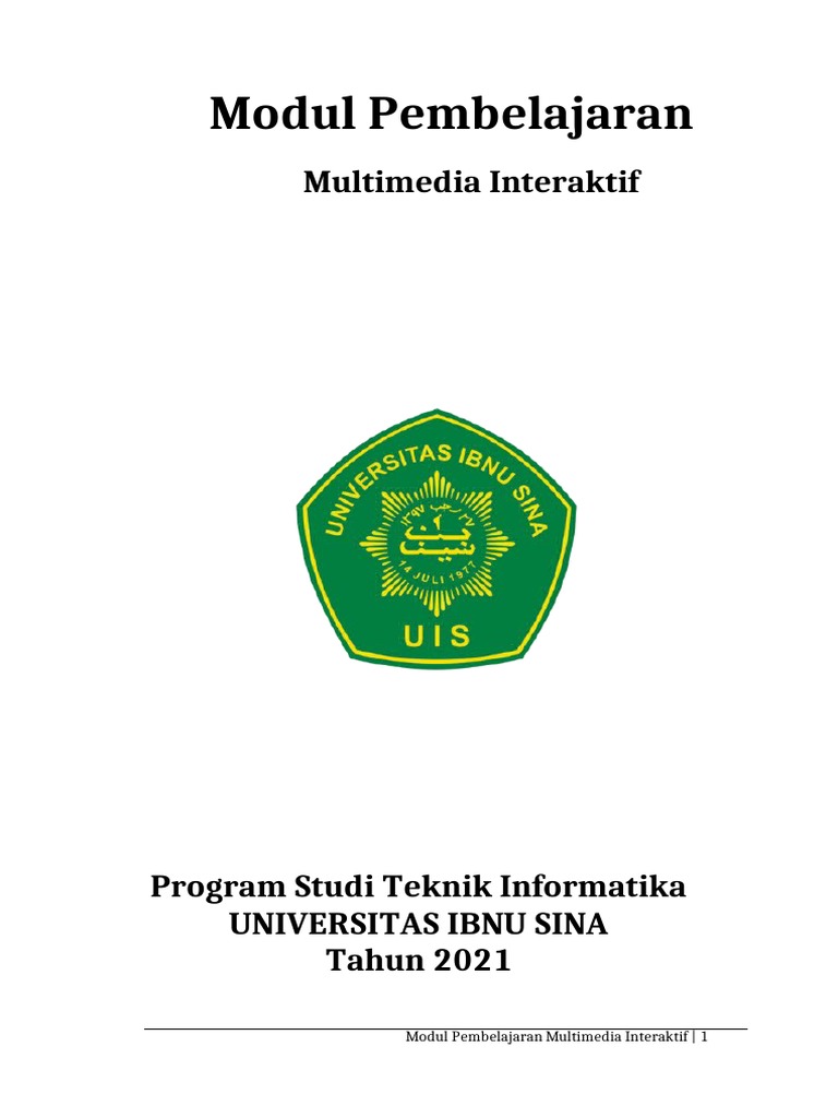 Modul Multimedia Interaktif | PDF