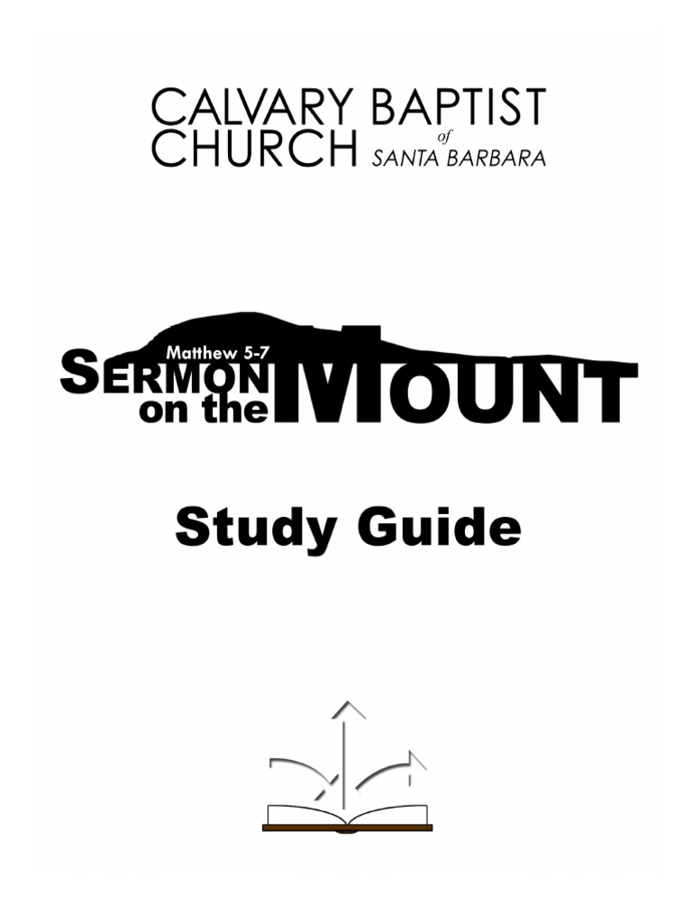 Sermon on the Mount Study Guide | PDF | Jesus | Beatitudes