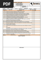 Check List de Inspeção de Projeto de Linha de Vida Fixa | PDF ...