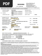 Booking Confirmation: Maersk Spot | PDF | Cargo | Bill Of Lading