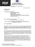 DepEd Order No 36 S. 2016 | PDF