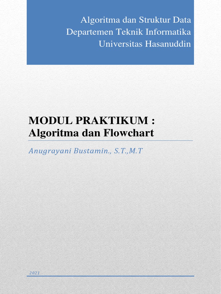 Modul 1 Algoritma Struktur Data Flowchart - 12579 - 0 | PDF