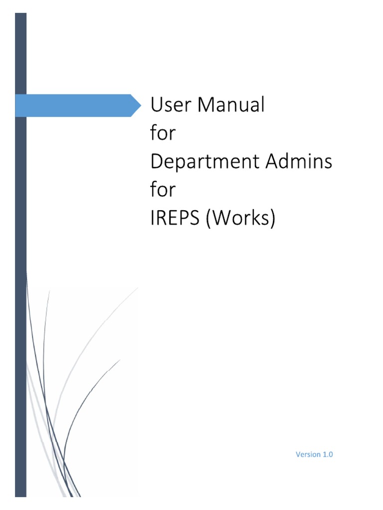 User Manualadmin Ireps | PDF