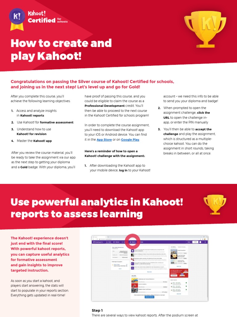 Certified - Gold Guide Kahoot | PDF | Educational Assessment | Ios