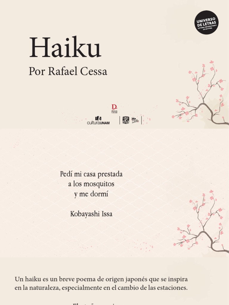Pequeña Guía para Escribir Haikus | PDF | Haiku | Poética