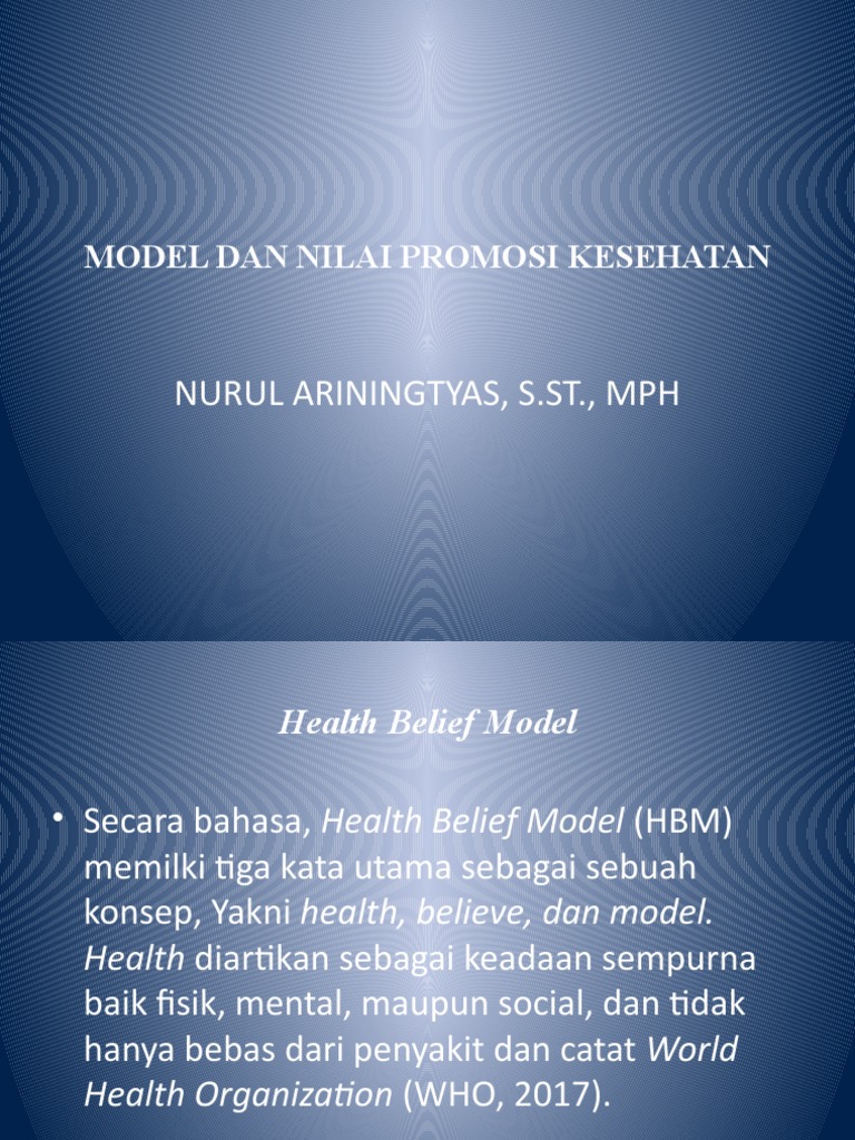 Model Promosi Kesehatan dan Coping Stress | PDF | Karier & Perkembangan ...
