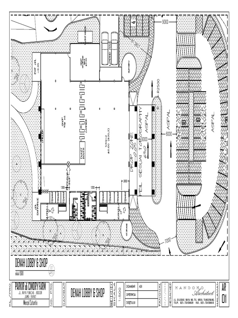 Denah Lobby & Shop | PDF