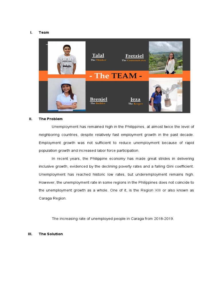 Addressing Unemployment in the Caraga Region: A Proposed Mobile ...