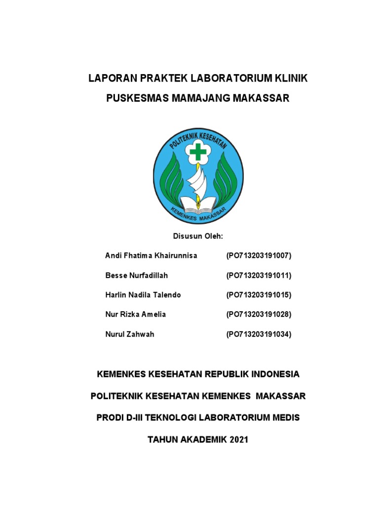 Laporan Praktek Laboratorium Klinik | PDF