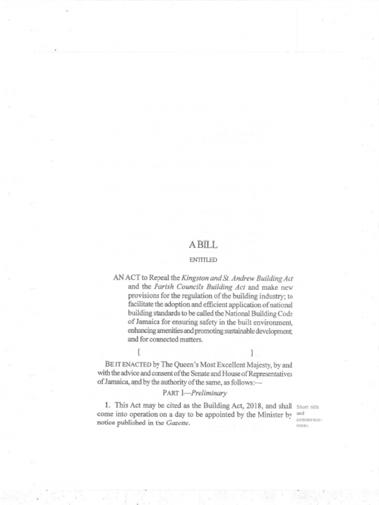 The Building Act, 2018 | PDF