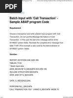 CHAIN and ENDCHAIN in SAP ABAP Validation | PDF | Control Flow ...