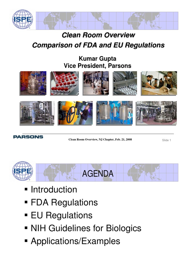 Clean Room Presentation ISPE | PDF | Nature