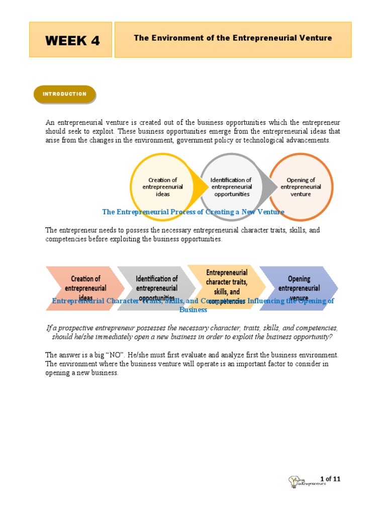Entrepreneurial Environment Analysis | PDF | Entrepreneurship | Society
